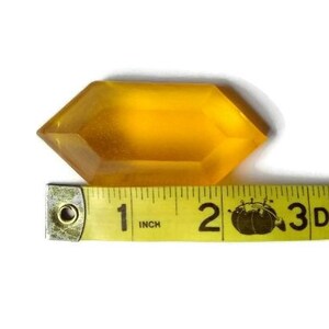 Large Resin Rupee, Cosplay Gem, Flat Back Hexagon Jewel, Cabochon for ...