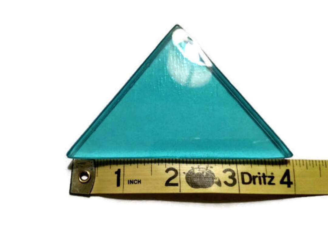 Resin Triangle, Cosplay Gem, Large Flat Back Jewel, Cabochon, Jewelry ...