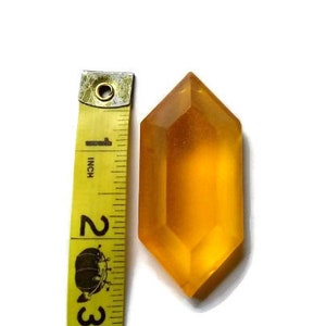 Large Resin Rupee, Cosplay Gem, Flat Back Hexagon Jewel, Cabochon for ...