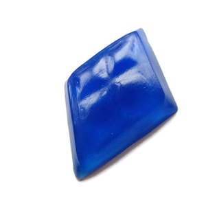 Large Faceted Rhombus Gem, Flat Back Jewel, Resin Diamond Cabochon for ...