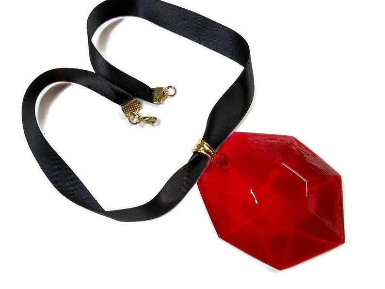 Siren Cosplay Necklace or Gem Heptagon Gem Flat Back Jewel - Etsy