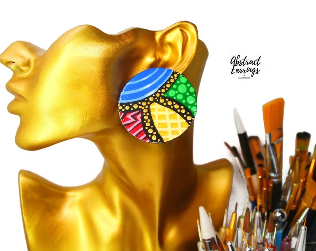 AbstractEarrings - Etsy