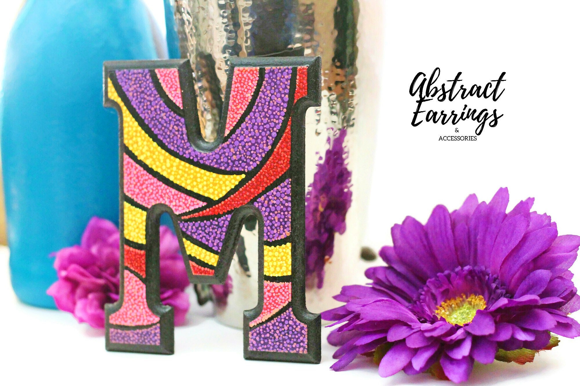 Personalized Letter M Sign Wooden Plaque Wall Hanging - Etsy