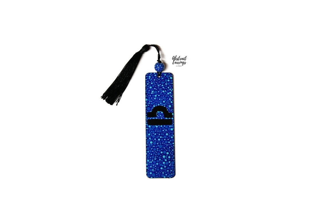 Libra Sign Bookmark, Hand Painted Astrology Gift - Zodiac Horoscope ...