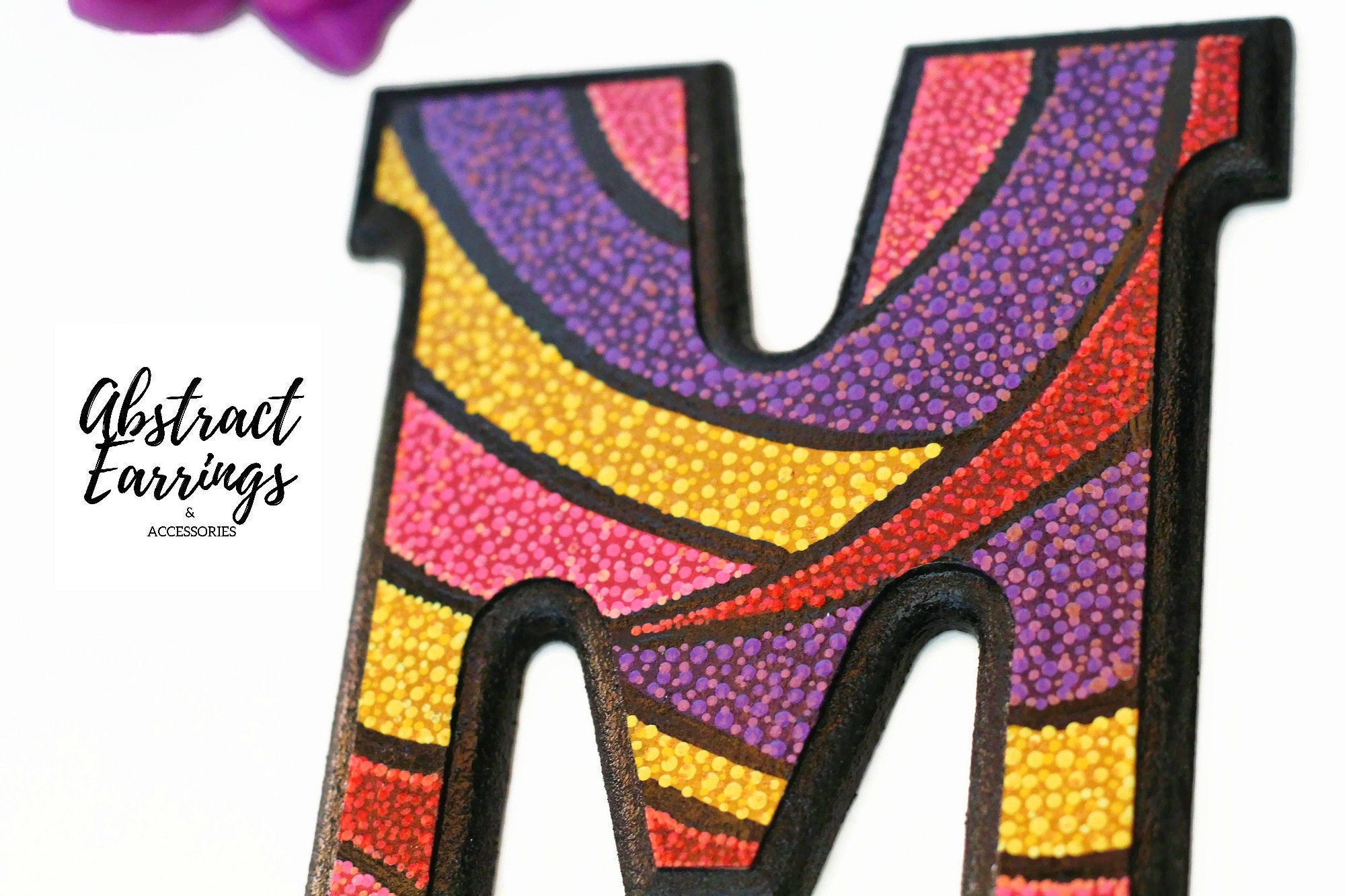 Personalized Letter M Sign Wooden Plaque Wall Hanging - Etsy