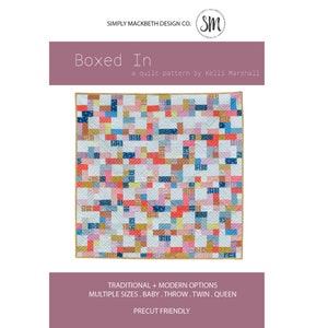 Boxed in Pattern PDF - Etsy