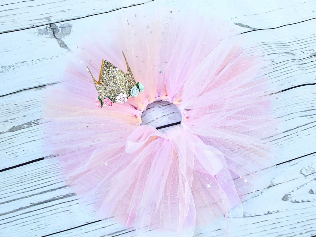 Princess Tutu Skirt Pink Sparkly Tutus for Girls Birthday - Etsy