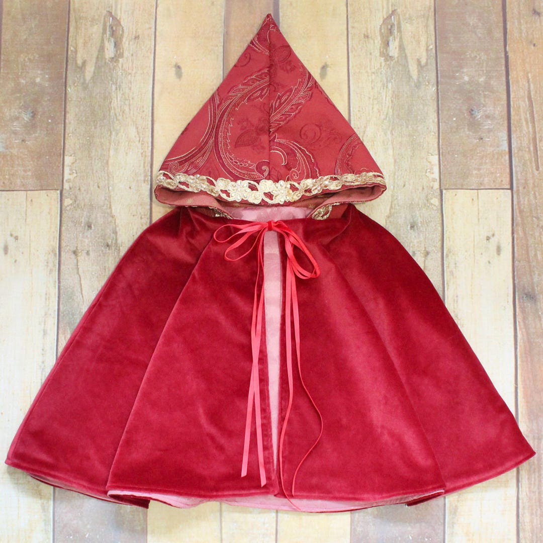 Ruby Cape - Red Cape for Girls, Children's Red Witches Cape for ...