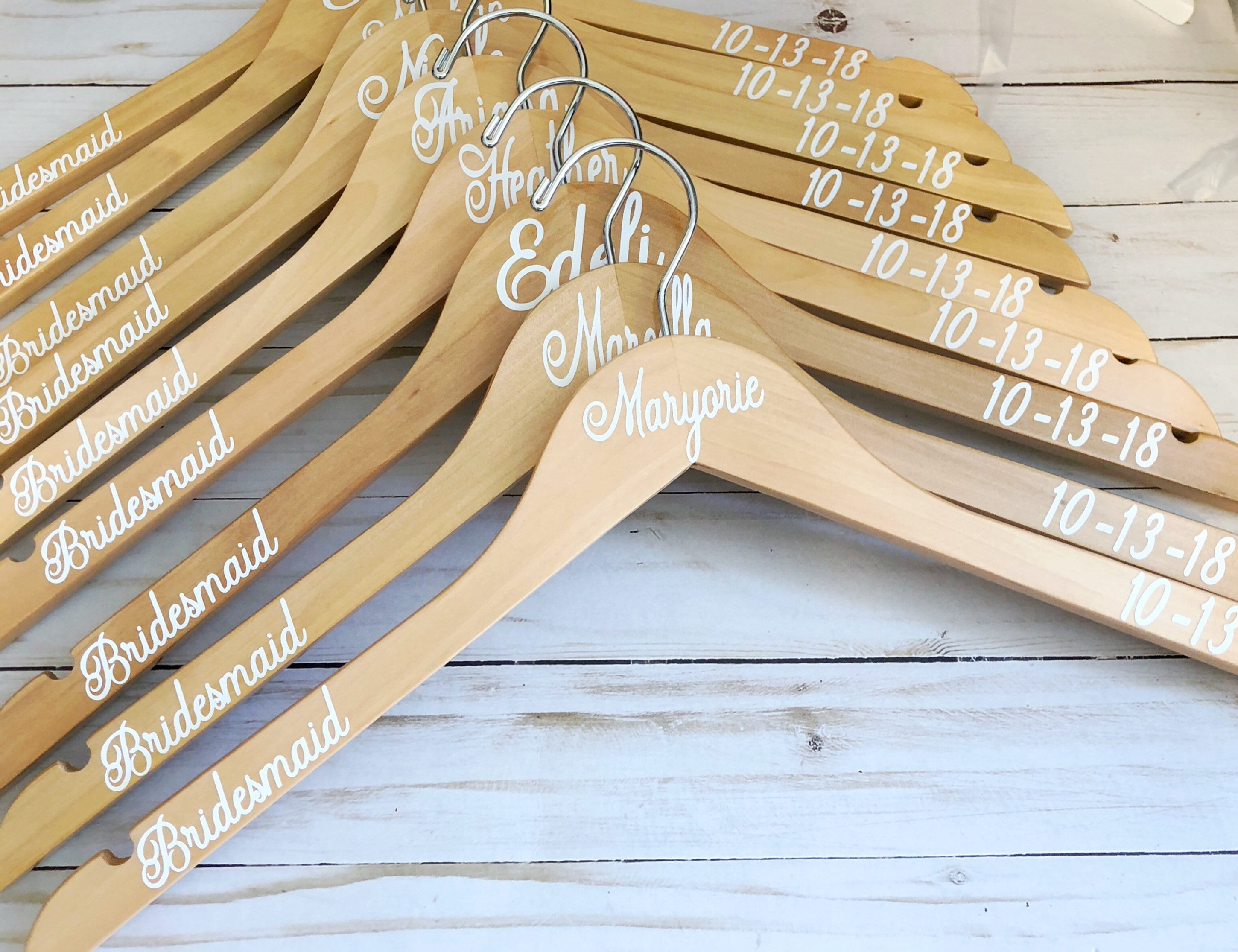 Personalized Wedding Hanger, Wedding Hanger Bride, Personalized Bridal ...