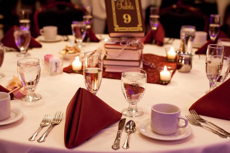 Centerpiece Table Numbers Table Number Decal Customized - Etsy