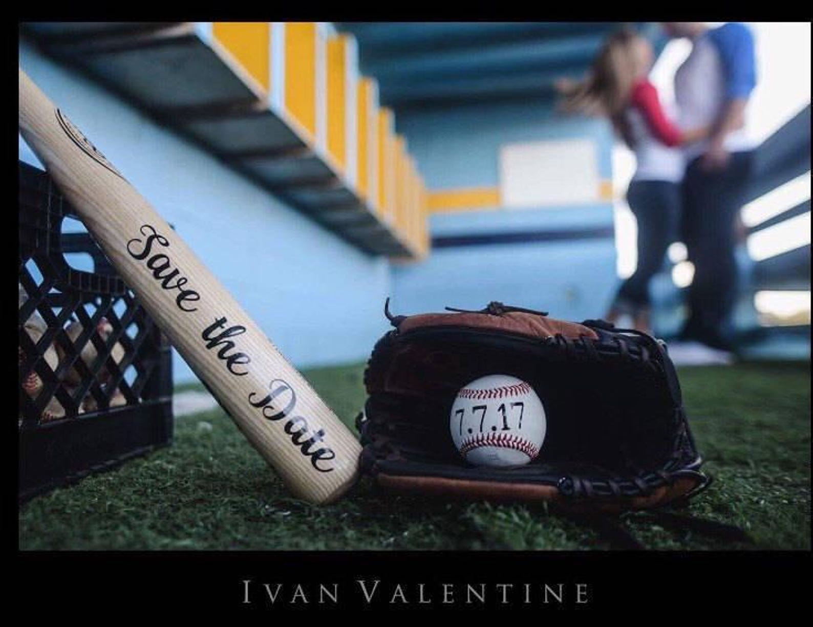 Personalized Baseball Save the Date Set | Sports Wedding Prop - Etsy