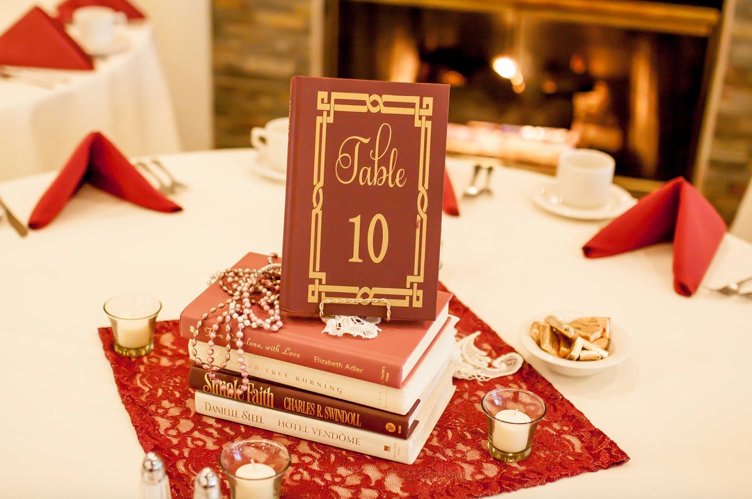 Centerpiece | Table Numbers | Table Number Decal | Customized ...