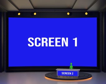 Professional Virtual Studio Setup | Vmix Virtual Set | Podcast ...