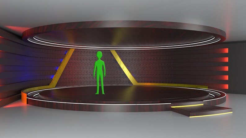 Premium 4K Virtual Studio Backdrop Elevate Your Streaming Experience - Etsy