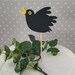 Blackbird Cake Topper/cupcake Topper Set - Etsy