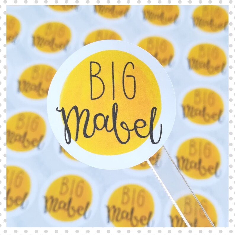 Circle Logo Stickers Any Size | Etsy