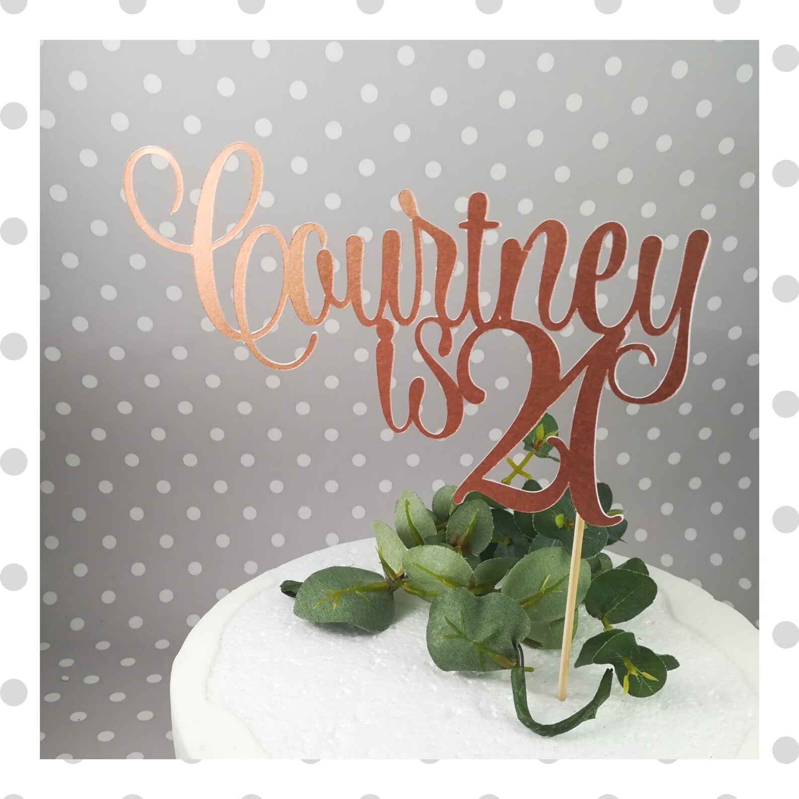 21st Birthday Cake Topper - Etsy