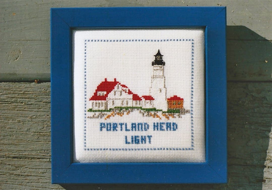 Digital Download - Portland Head Light Counted Cross Stitch Pattern - Etsy