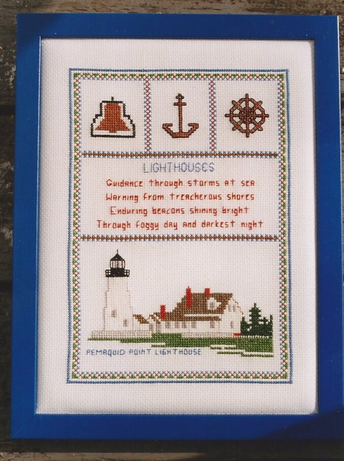 Lighthouse Sampler Counted Cross Stitch Pattern or Kit - Etsy