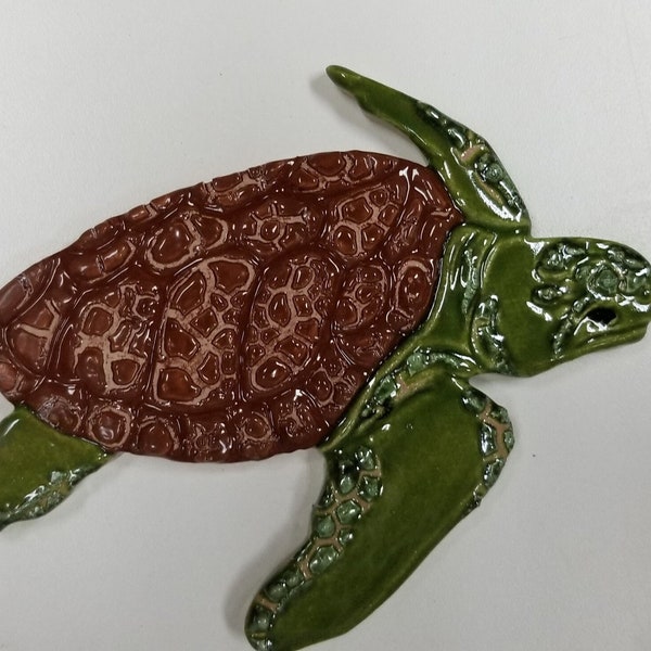 Turtle Mosaic Tile - Etsy