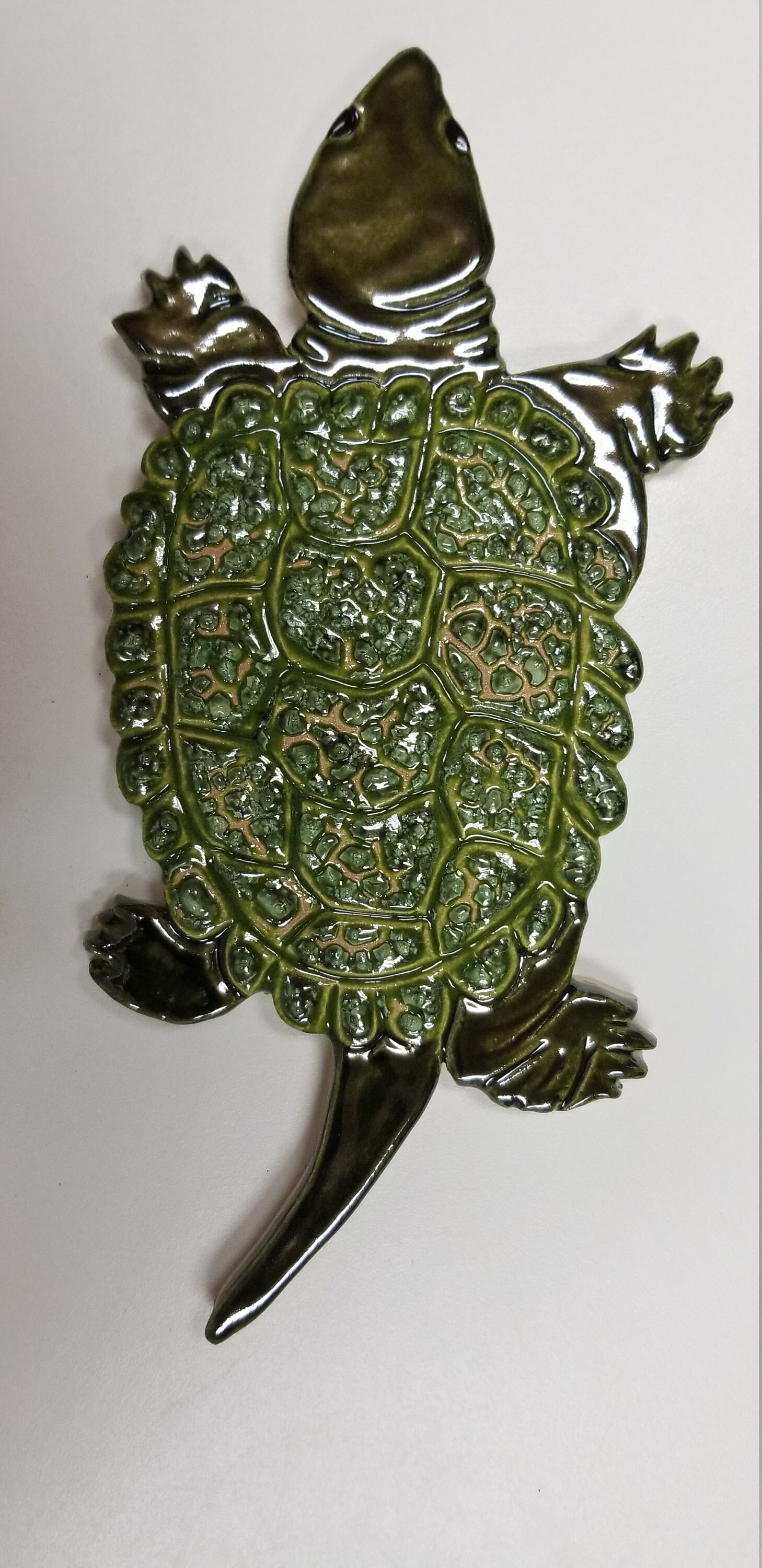 Medium Alligator Snapping Turtle Ceramic Tile for Mosaic - Etsy