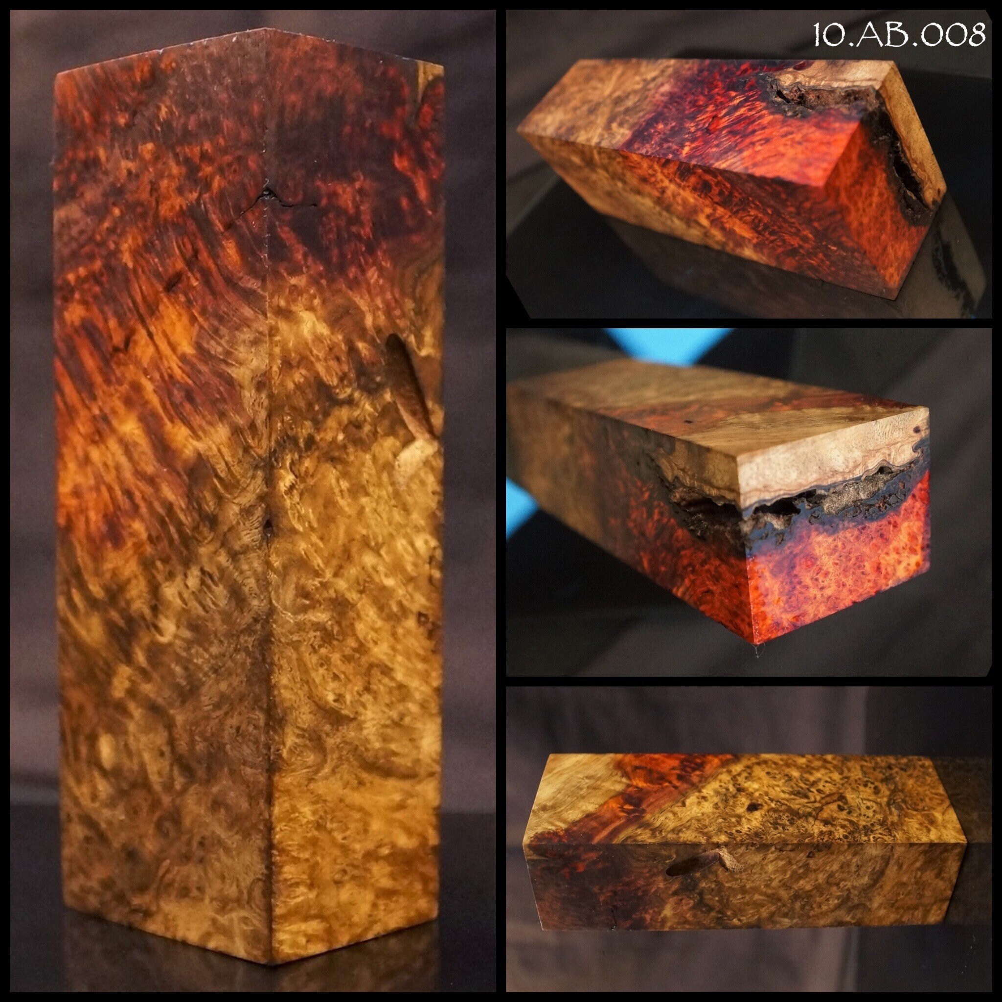 AMBOYNA BURL Wood Very Rare Blank for woodworking turning | Etsy