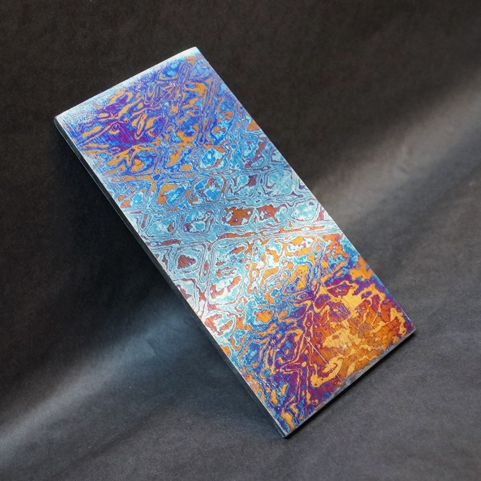 TITANIUM Damascus Multi-Layer Billets Pattern | Etsy