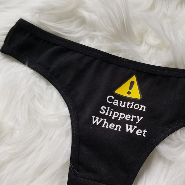 Naughty Sayings Underwear Etsy