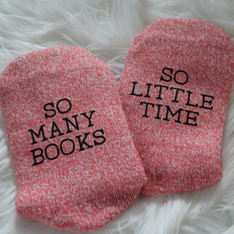 Bookish Socks - Etsy