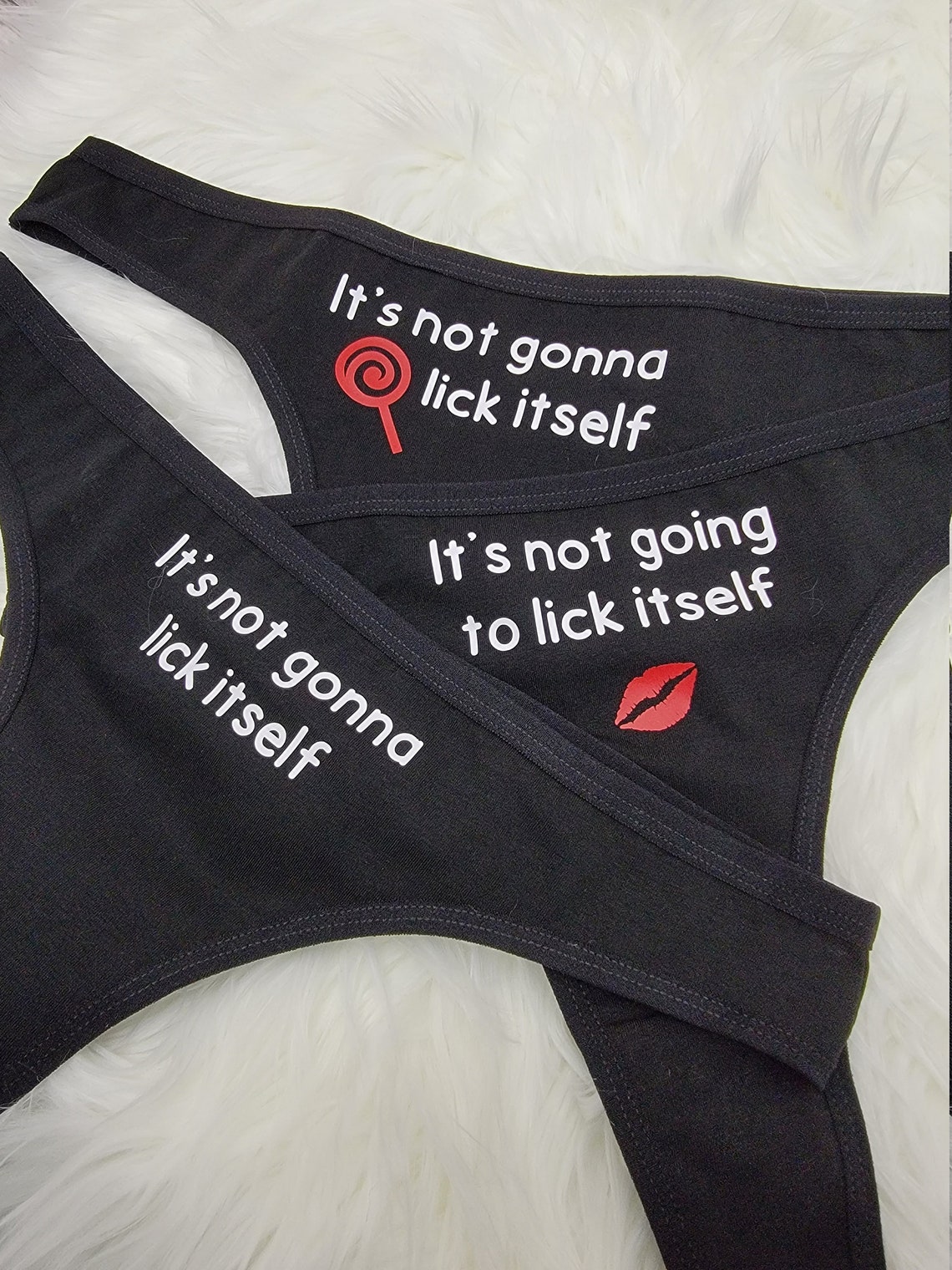 Its Not Gonna Lick Itself Funny Thong Sexy Panties Bachelorette