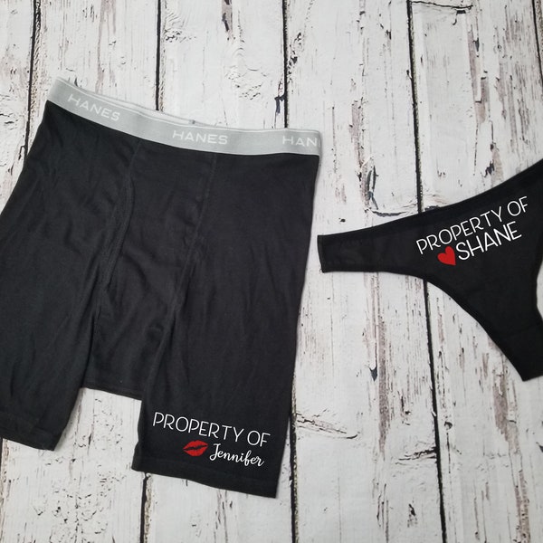 Couples Matching Custom Underwear - Etsy UK