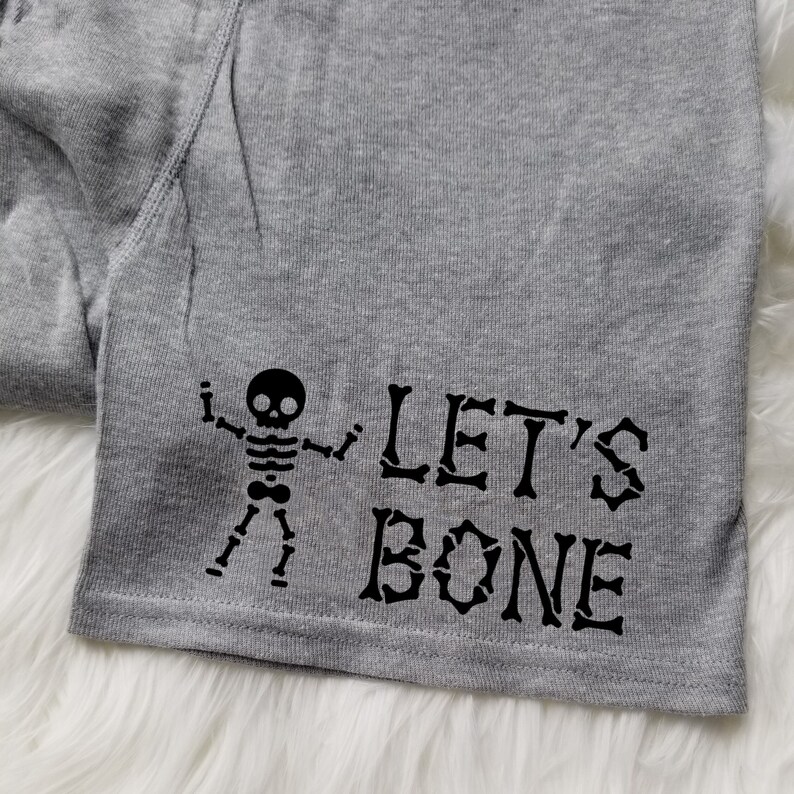 Let's Bone Halloween Couples Underwear, Funny Matching His and Hers Set ...