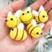 Kawaii Felted Bee - Bee Wool - Cute Bee - Miniature Bee - Smiley Bee ...