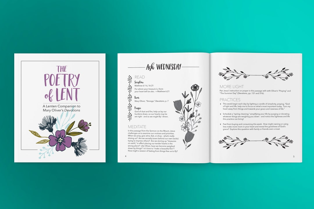 The Poetry of Lent: A Lenten Companion to Mary Oliver's devotions ...