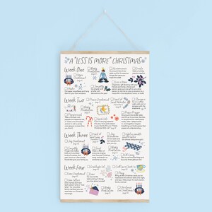 A "less is More" Christmas Poster and Devotional for Families • an ...