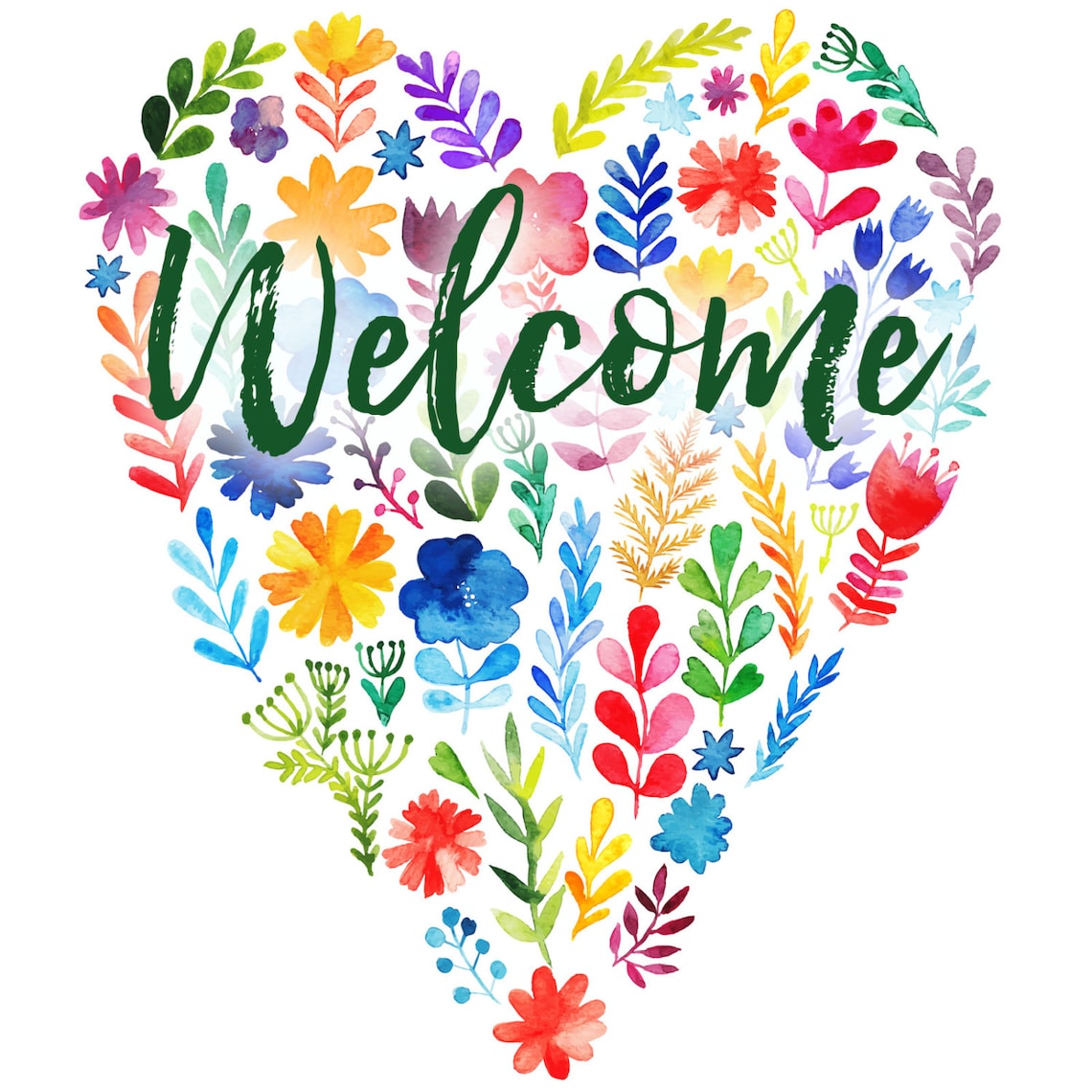 Rainbow Welcome, Printable Art, Instant Download, Christian Art, LGBTQ ...