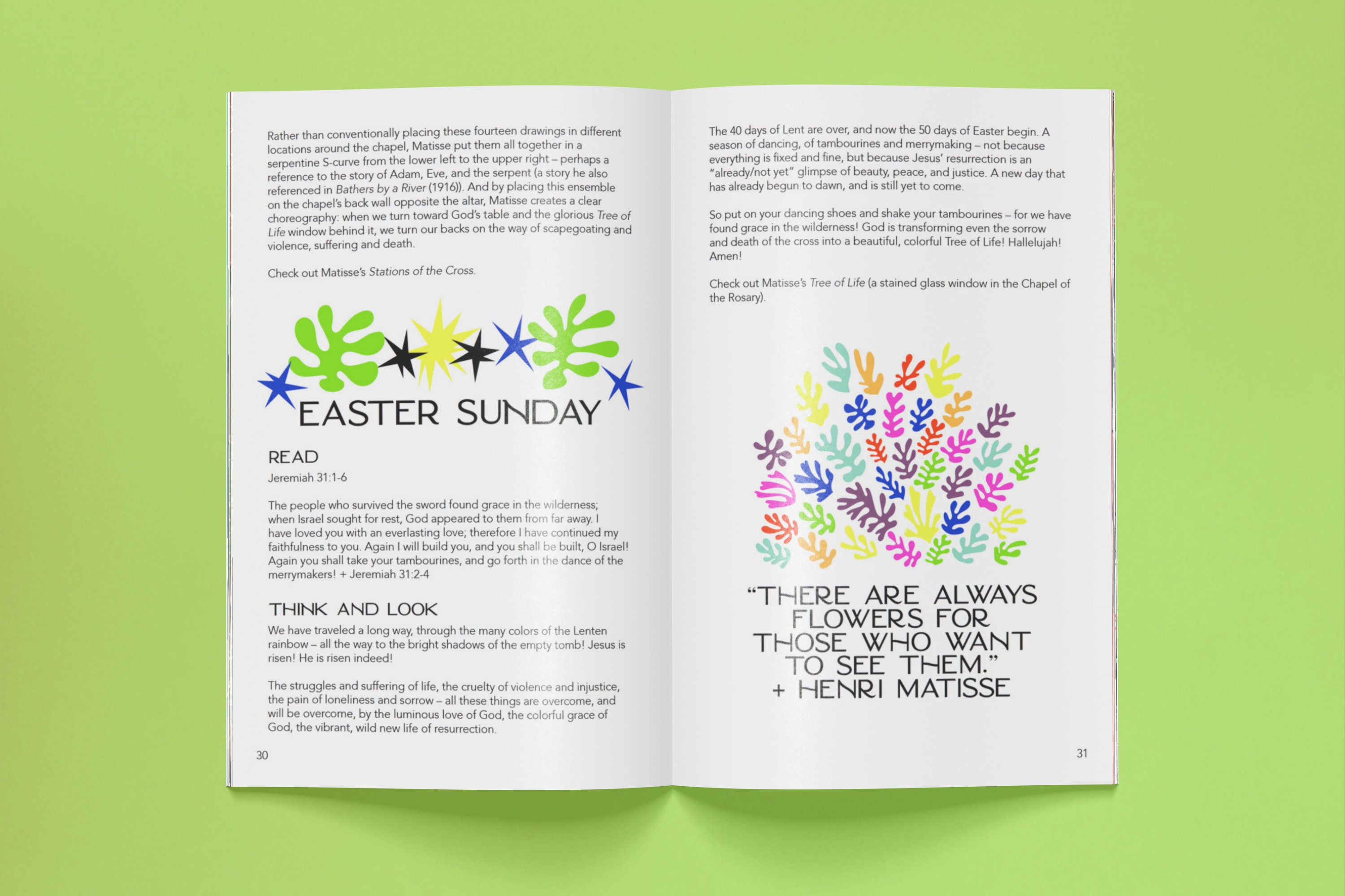 Henri Matisse and the Colors of Lent • Lenten Devotional • Printable ...