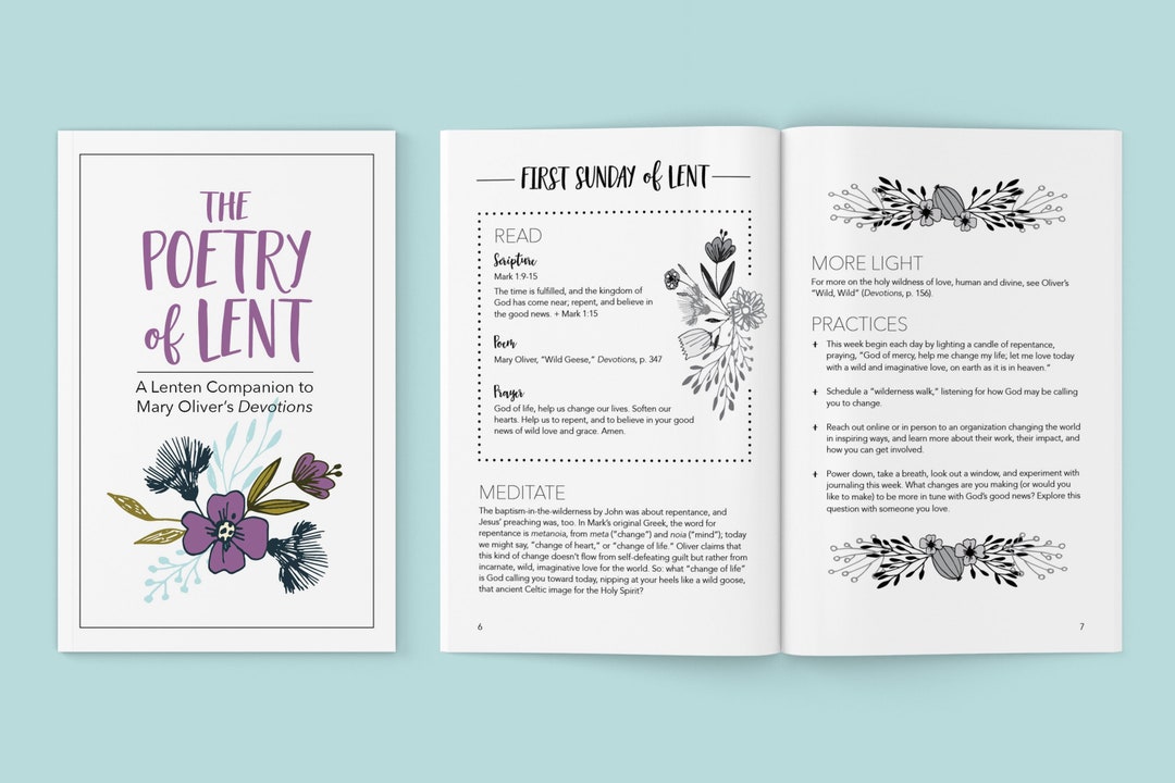 The Poetry of Lent: A Lenten Companion to Mary Oliver's "devotions ...