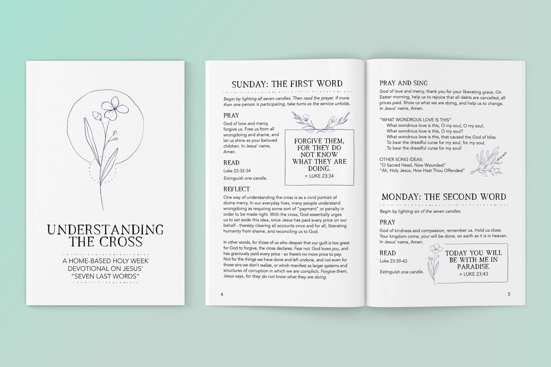 Understanding the Cross • Printable Holy Week Resource • Devotional on ...