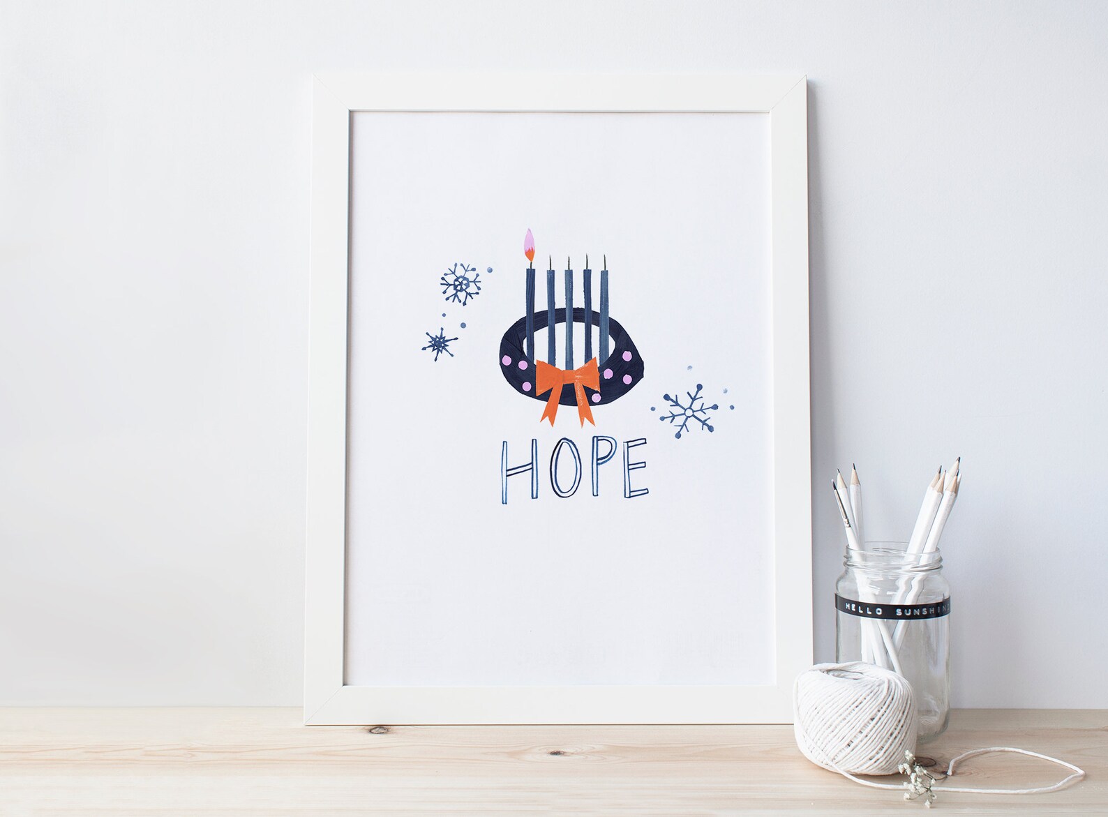 Advent Calendar Wreath Collection - Set of 5, Printable Art, Christian ...