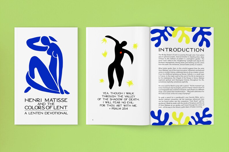 Henri Matisse and the Colors of Lent • Lenten Devotional • Printable ...