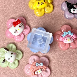 3D Sanrio Flower Mechanical Keyboard Artisan Key Caps Cinnamaroll ...