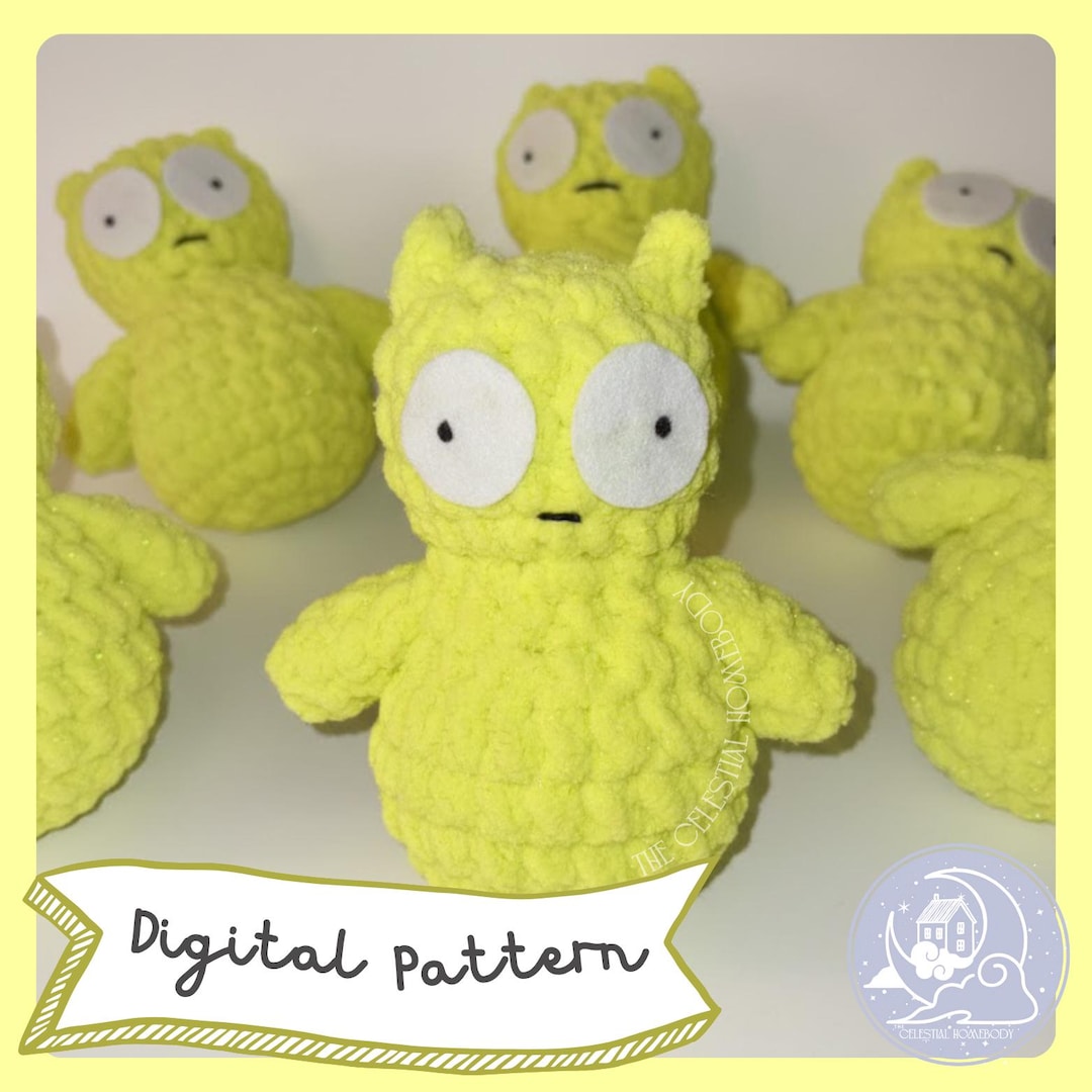 No-sew Shape Shifting Alien Crochet Pattern Digital Download Quick ...