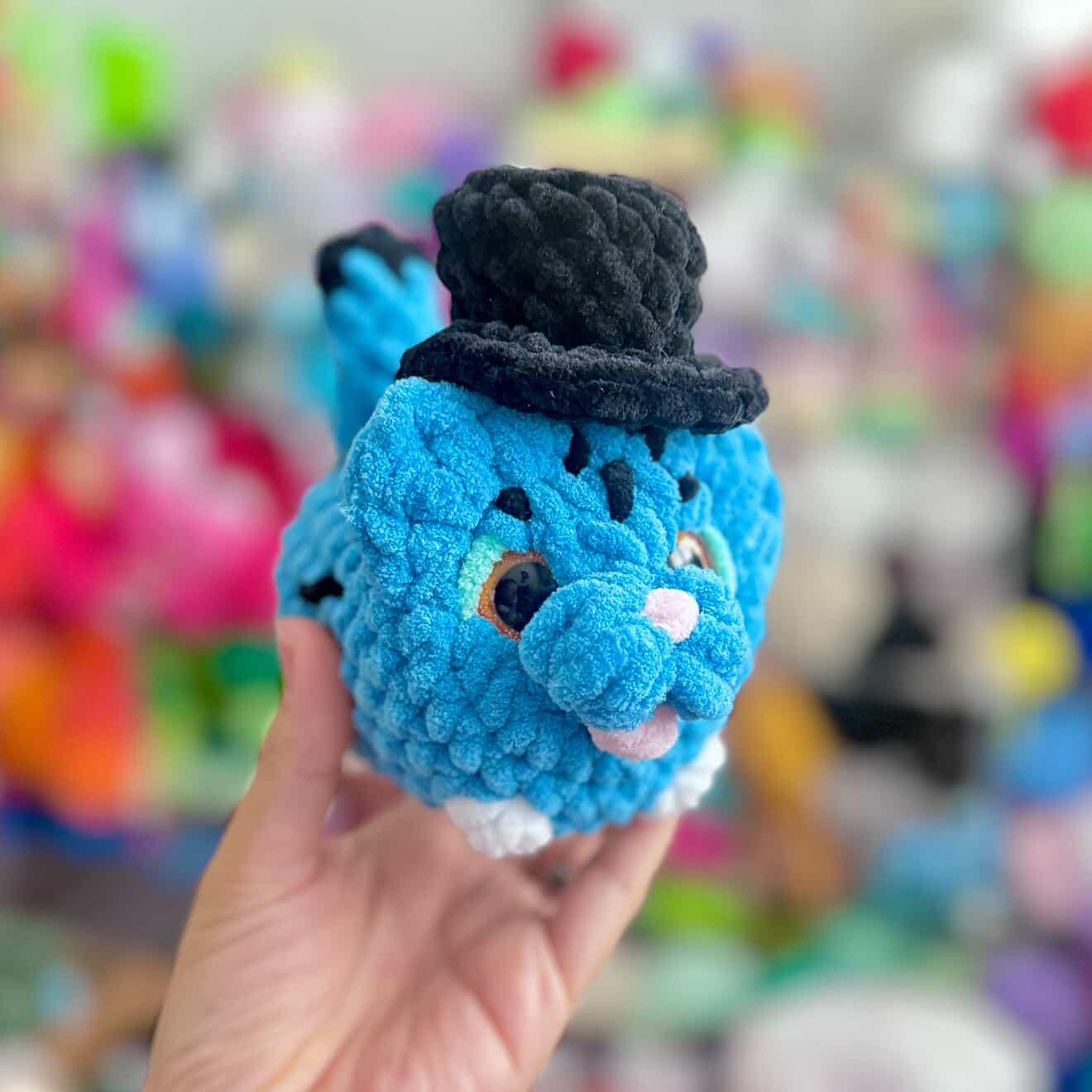 Blue Derpy Tiger Crochet Pattern Digital Download Quick Amigurumi ...