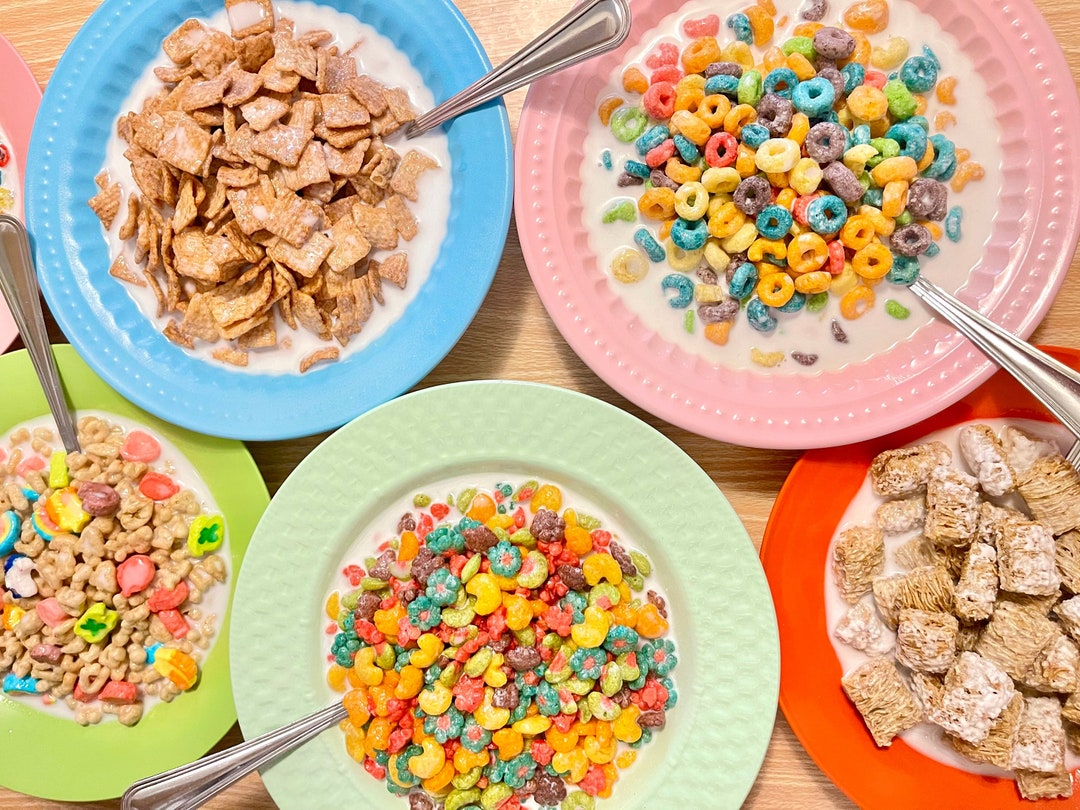 Hanging Faux Food Cereal Wall Art Decor Bespoke Lucky Charms Fruit ...