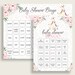 Giraffe Baby Shower Bingo Cards Printable Pink Yellow Baby - Etsy