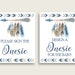 Blue Beige Please Sign the Onesie Sign and Design A Onesie - Etsy