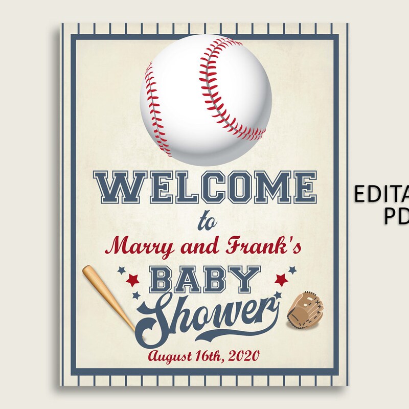 Baseball Baby Shower - Etsy