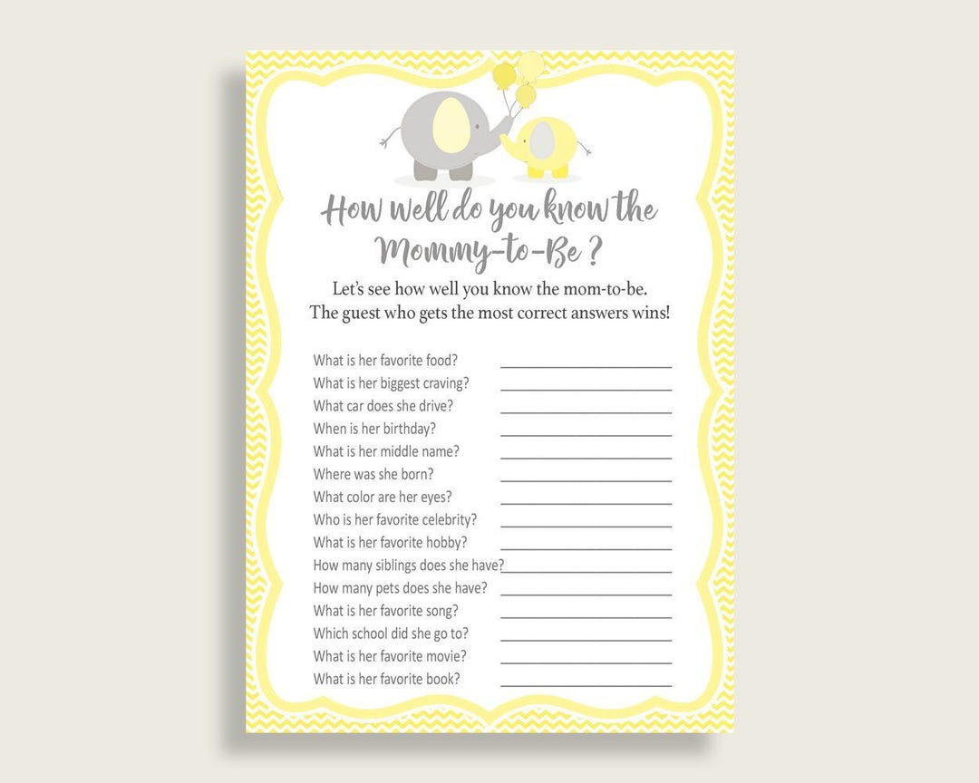 How Well Do You Know Mommy Baby Shower How Well Do You Know Mommy ... How Well Do You Know Mommy Baby Shower How Well Do You Know Mommy ...