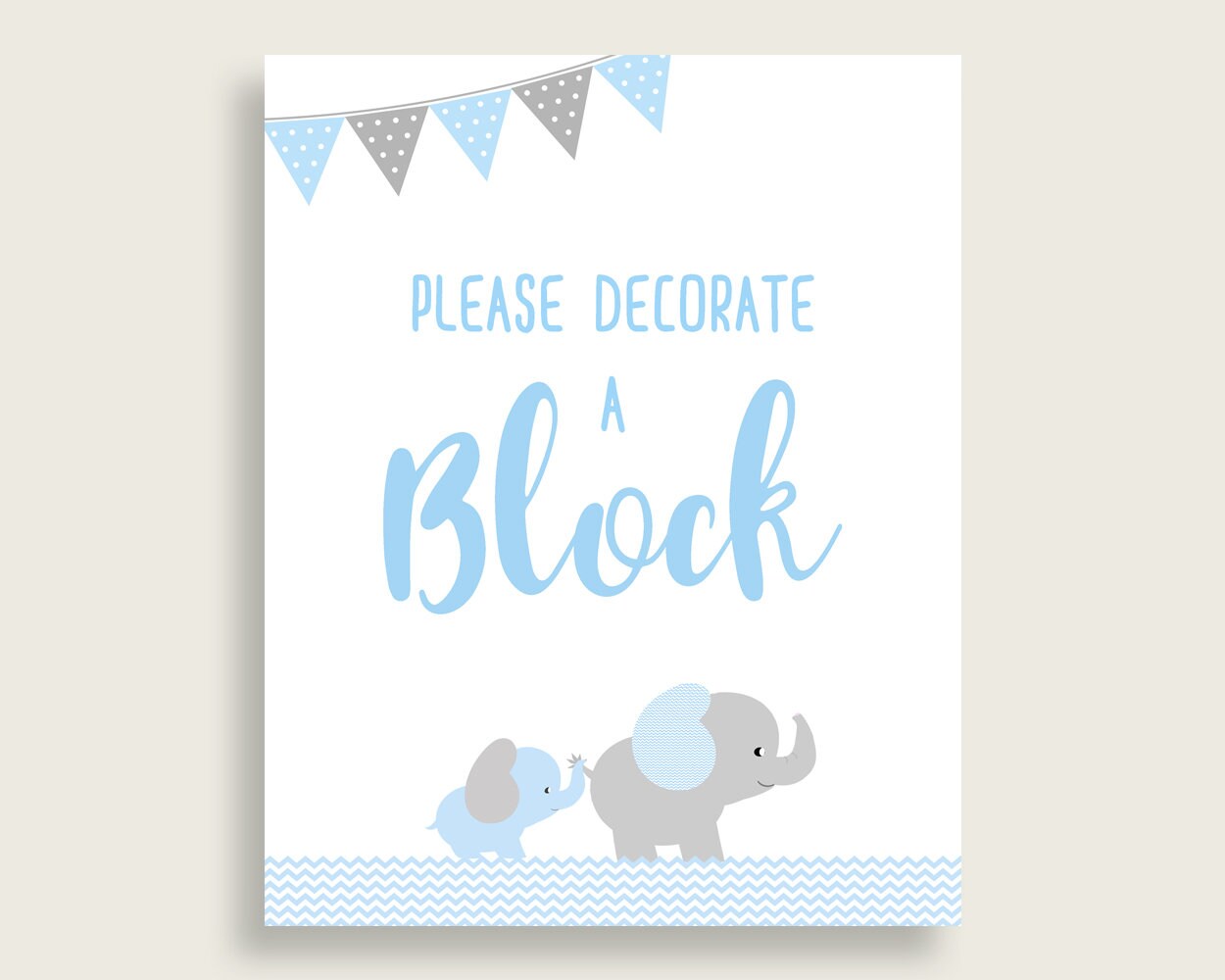 Blue Grey Please Sign A Block Sign and Decoarate A Block Sign - Etsy